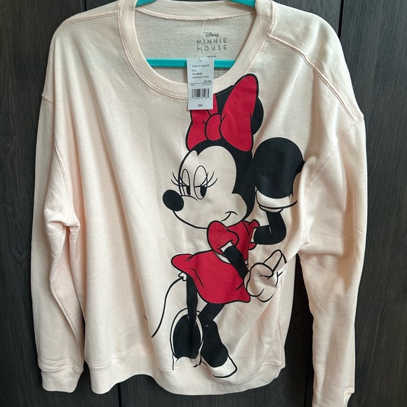 Disney | Sweaters | Disney Minnie Mouse Womens Cream Sweater | Poshmark